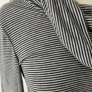 LOFT | Tops | Striped Crossover Hem Cowl Neck Top | Poshmark